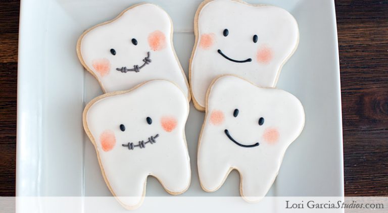 Tooth & Braces Sugar Cookies – Lori Garcia Studios
